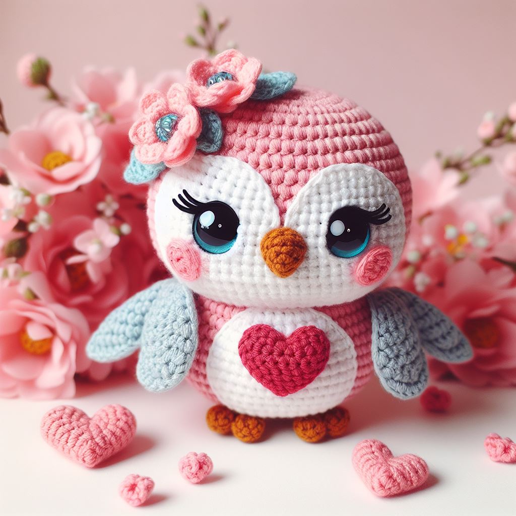 Chouette Amour - Modèle de crochet – Marie Modèles